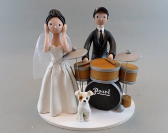 Drums cake topper | Etsy
