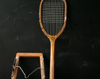 Wood tennis racket | Etsy