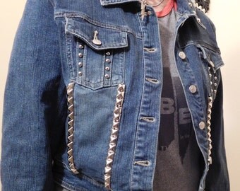 Crust punk vest | Etsy
