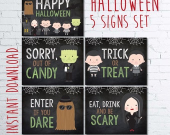 Unique happy halloween sign related items | Etsy