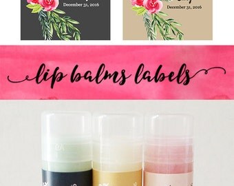 Items similar to Personalized Lip Balm Labels - LABELS ONLY ( EB3098 ...
