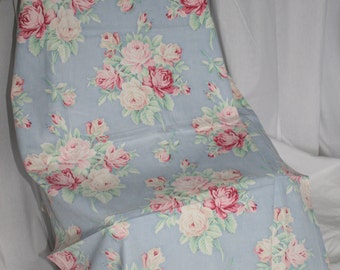 Cabbage rose fabric | Etsy