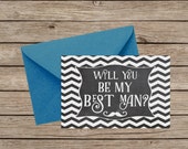 Best man card | Etsy