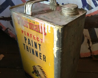 Paint thinner can | Etsy