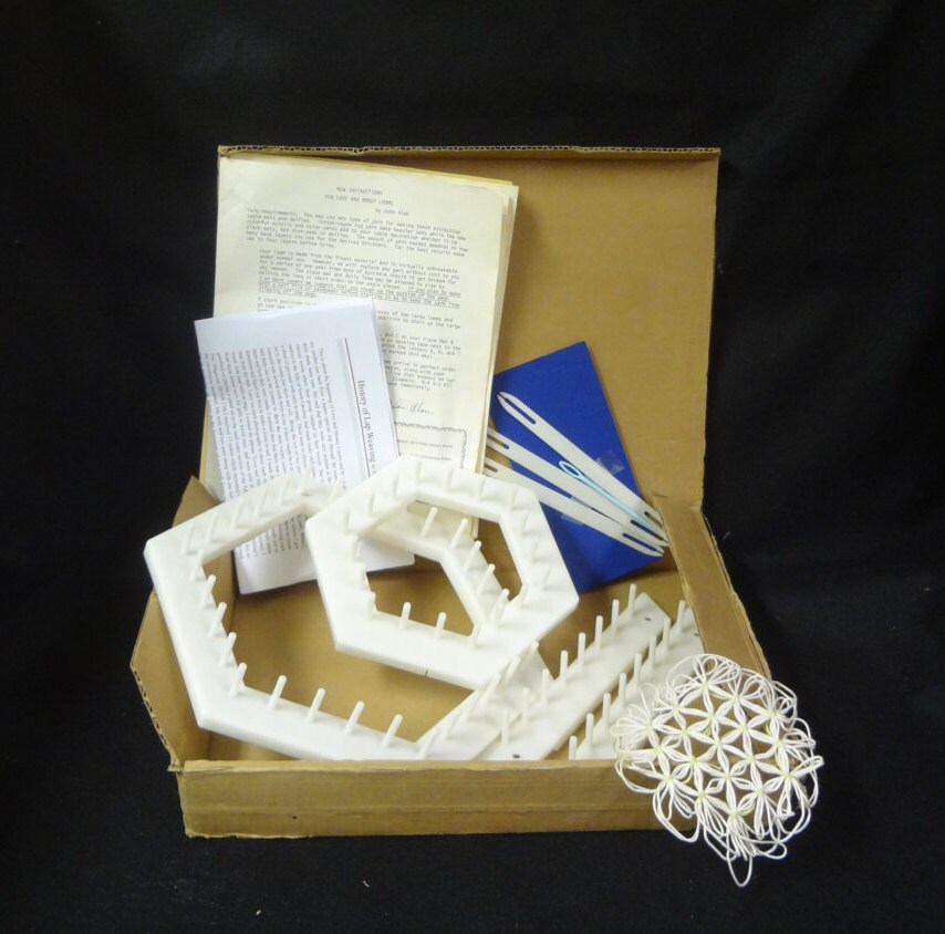 Love and Money Looms for Hexagon Lap Weaving by John Alan 1979