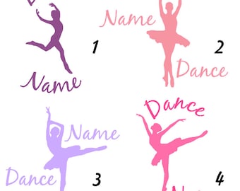 Dance name decal