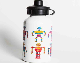 Robot water bottle | Etsy