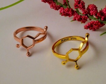 Molecule ring | Etsy