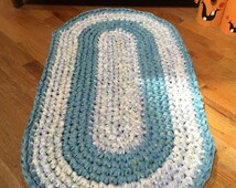 Unique blue round rug related items | Etsy