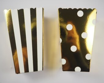 Stripe popcorn boxes | Etsy