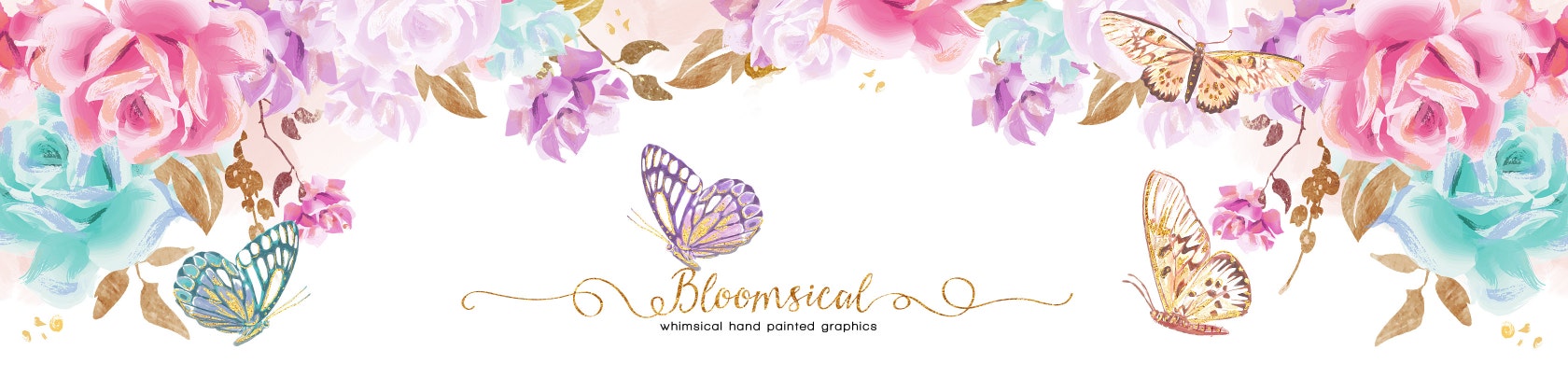 Instant Hand Drawn Clip Arts Digital Papers & by Bloomsical