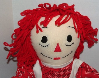 Raggedy ann face | Etsy