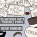 35 Scottish Party Props Printable Scotland themed photo booth