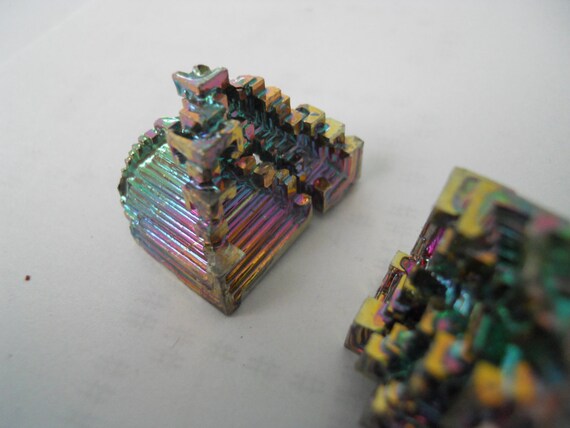 Bismuth crystalStone of by THECRYSTALROCKSHOP on Etsy