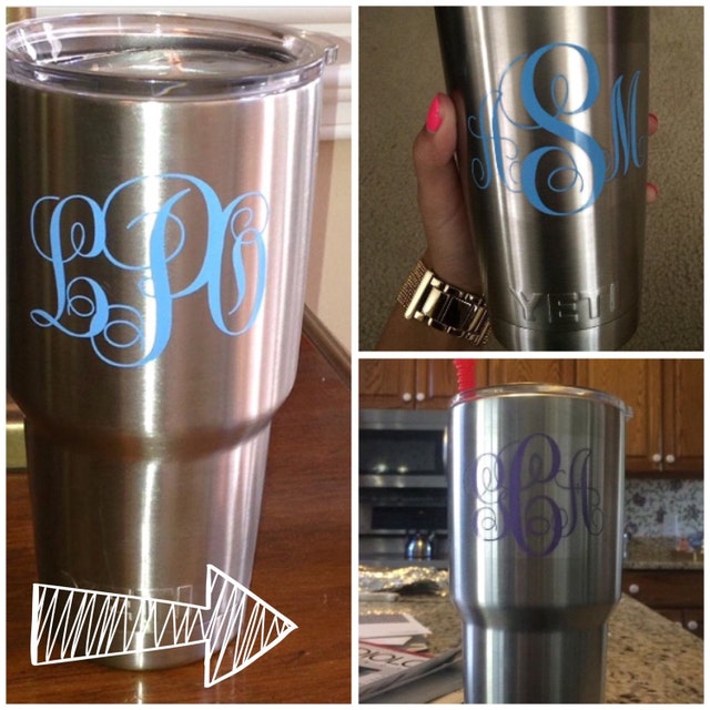 Monogram Decals & Monogrammed Products by Twinogram on Etsy