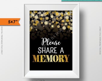 Share a Memory Card Share Memories Write a Memory Please