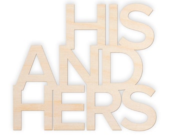 His and her signs | Etsy