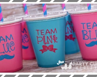 Unique team pink team blue related items | Etsy