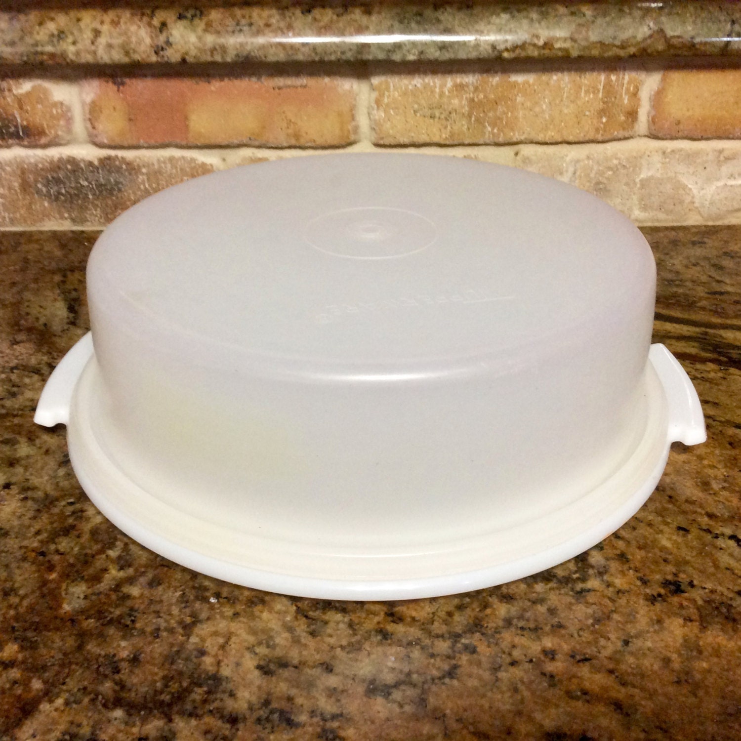 Vintage Tupperware Plastic White Cake, Pie or Cookie Carrier Storage ...