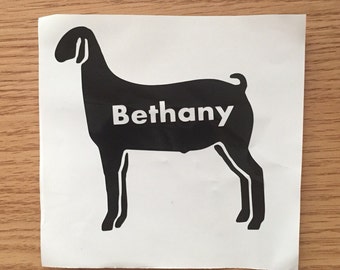 Unique show goat related items | Etsy