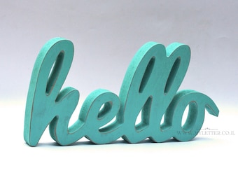 Hello letters | Etsy