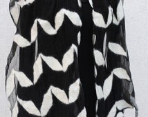 Popular items for white chiffon scarf on Etsy