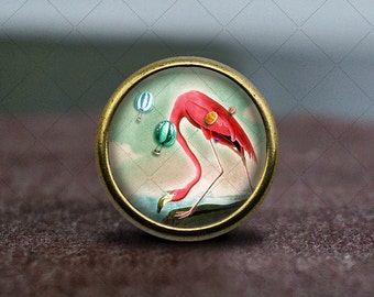 Flamingo knobs | Etsy