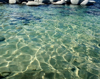 Items similar to Painted Snowboard, Lake Tahoe Landscape - Original ...