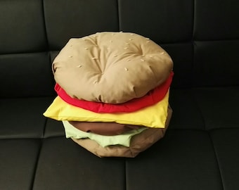 Hamburger pillow | Etsy