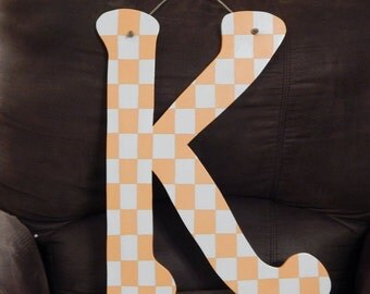 Wooden letter k | Etsy