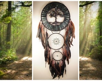Unique tree dream catcher related items | Etsy