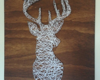Items similar to Deer String Art on Etsy