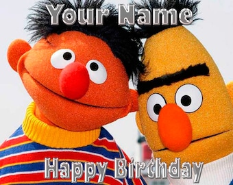 Unique ernie bert birthday related items | Etsy