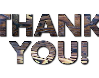 Manly thank you card | Etsy