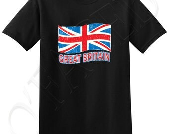 Uk flag shirt | Etsy