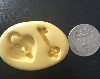 Silicone Mold Large Romantic Victorian Skeleton Keys can be