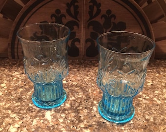 Vintage blue glasses | Etsy