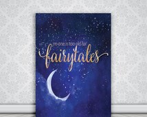Popular items for fairy tale quote on Etsy