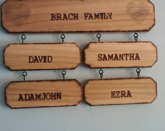 Items similar to Custom family sign Families are Forever wood burning ...