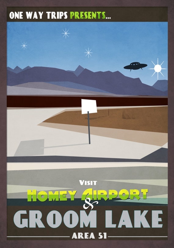 Visit Homey Airport & Groom Lake AREA 51 by BristolNoir on Etsy