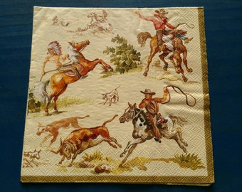 Western napkins | Etsy