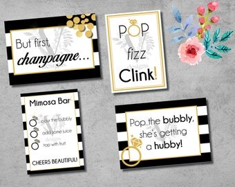 Champagne bar | Etsy