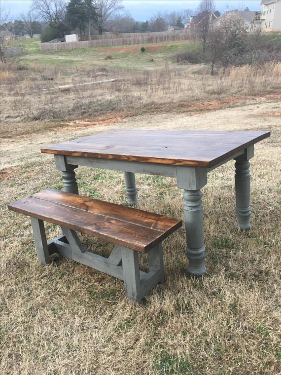 Farmhouse Table Dining Table Solid Wood Table Harvest