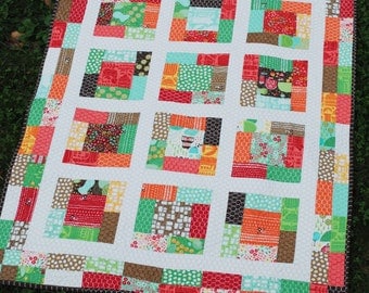 Easy Beginner Quilt Patterns precuts and fat quarters by sweetjane