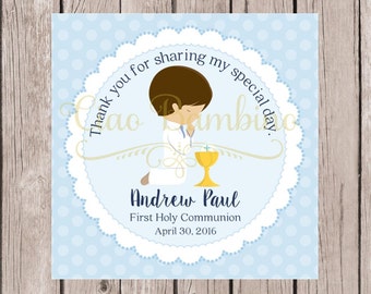 First communion tags | Etsy
