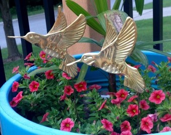 Bird plant stake | Etsy