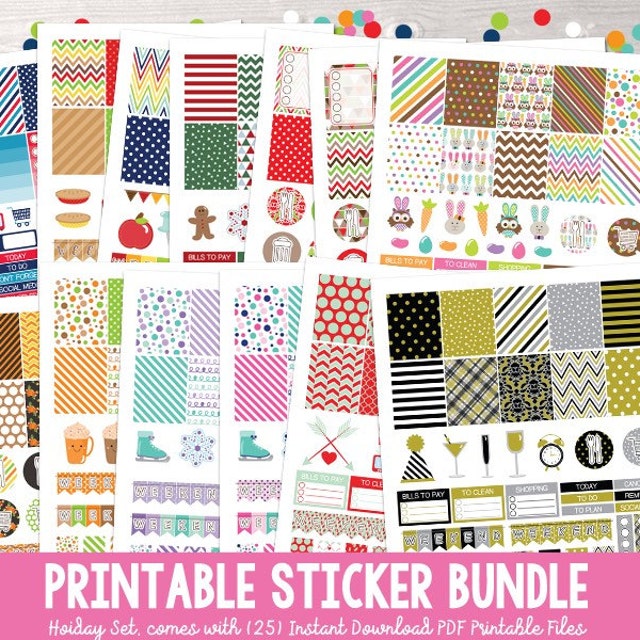 Instant Download Party Printables and by InkObsessionDesigns