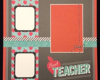Teacher scrapbook | Etsy