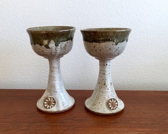 Pottery goblets | Etsy