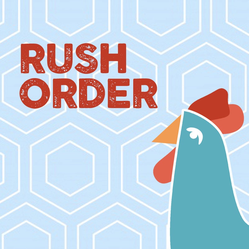 RUSH ORDER shipped within one week